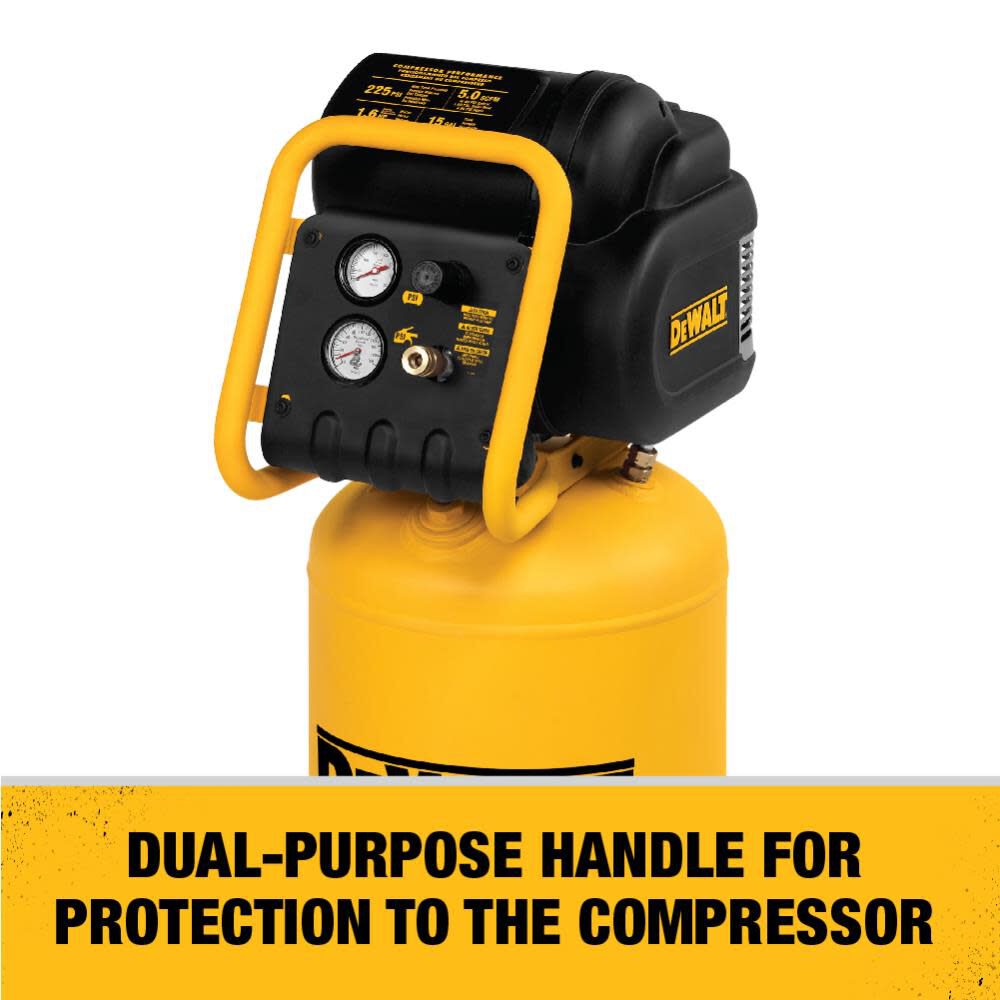 DEWALT Heavy-Duty 200 PSI MAX Electric Workshop Compressor (D55168 ...