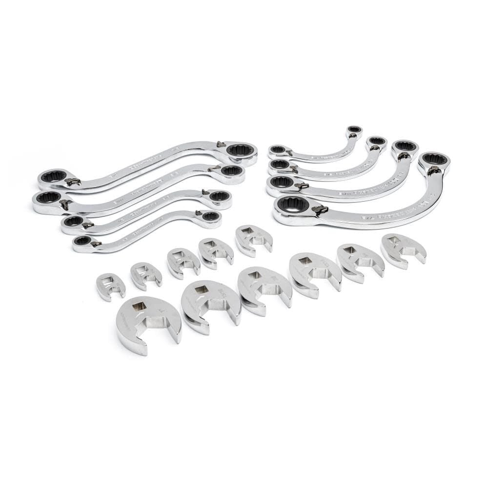 GEARWRENCH Specialty Ratcheting SAE Wrench Set in Foam Storage Tray ...