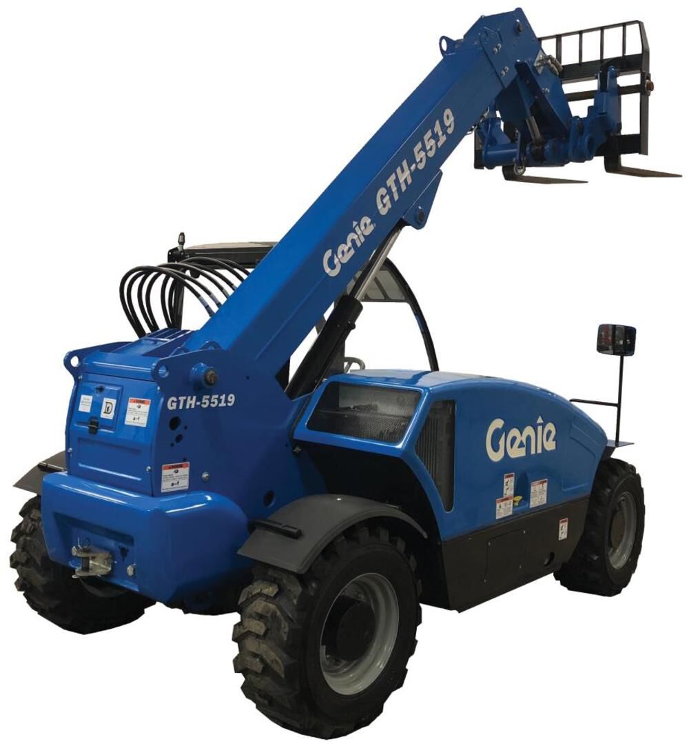 Genie 5500 LB. Capacity - 19 Ft. Reach Telehandler with Heated Cab and ...