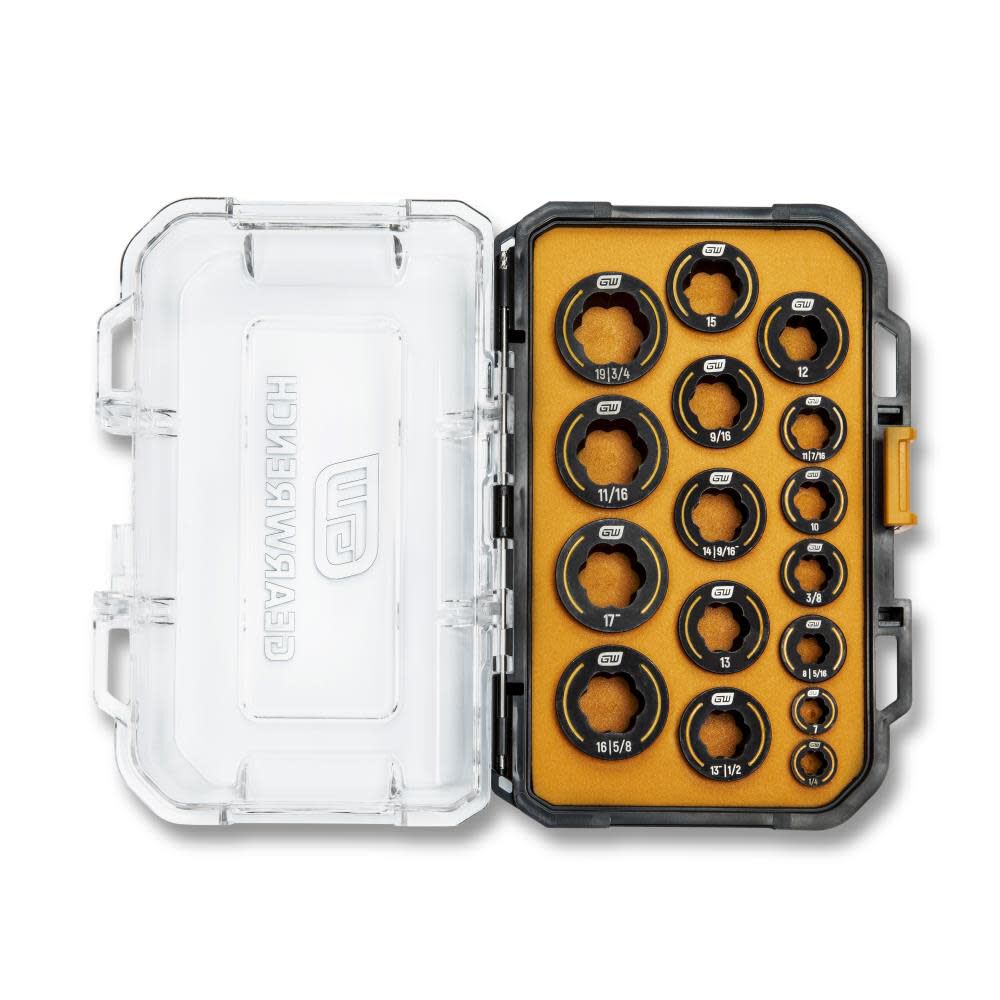 GEARWRENCH Bolt Biter SAE/Metric Wrench Insert Set 16pc 86192 - Acme Tools