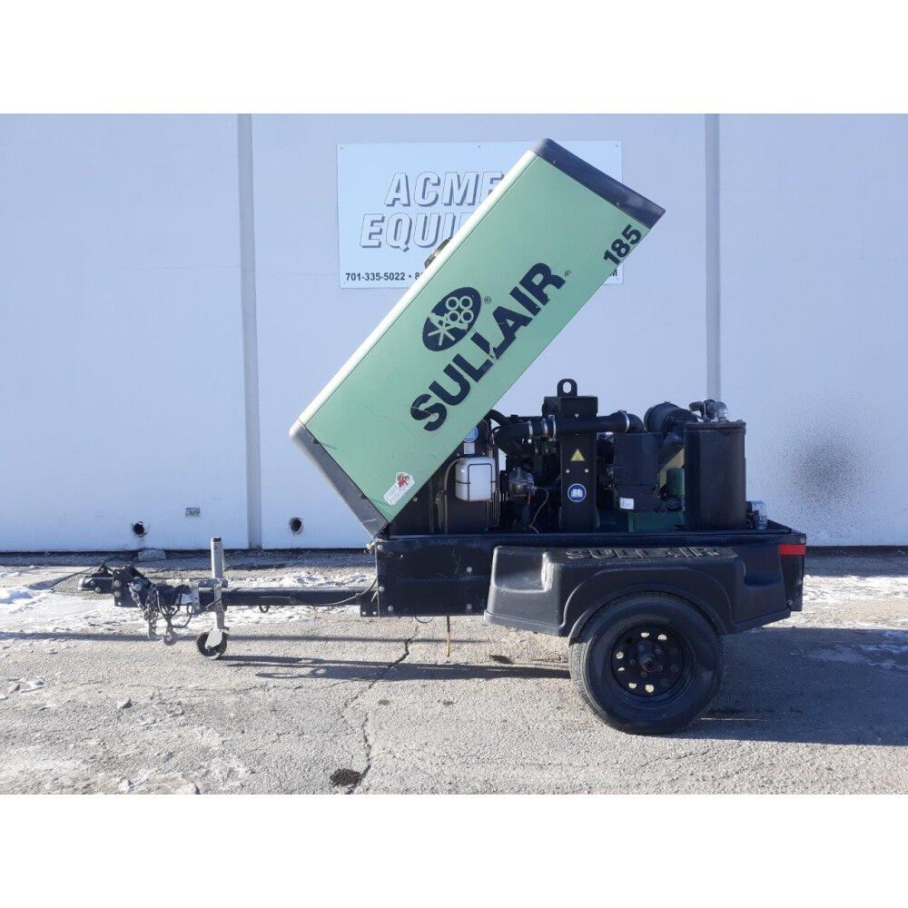 Sullair 185 Cfm Kubota Engine Towable Air Compressor - 2016 Used 185D ...