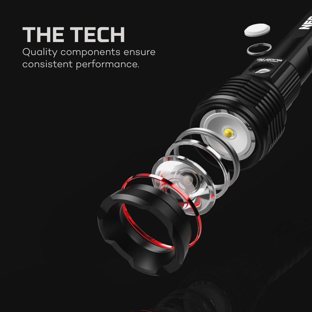Nebo REDLINE Blast Flashlight LED Rechargeable NEB-FLT-0009 - Acme Tools