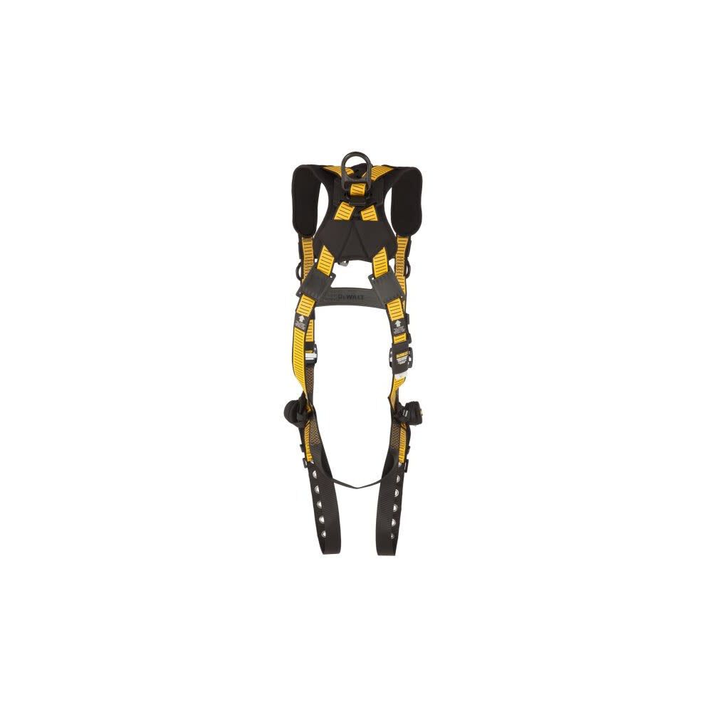 DEWALT D3000 Series S-M TB Leg QC Chest Vest Style Full Body Harness ...