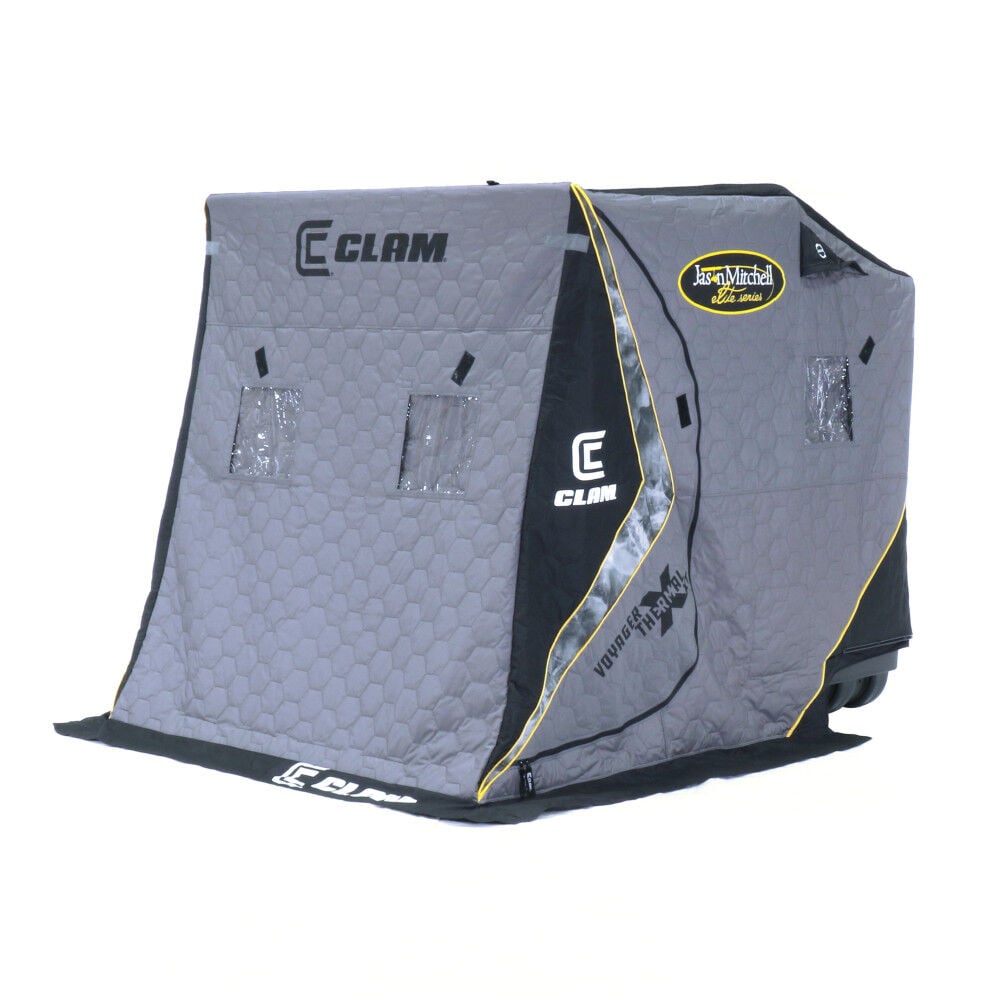 Clam Outdoors Jason Mitchell XT Thermal Ice Shelter 116676 - Acme Tools