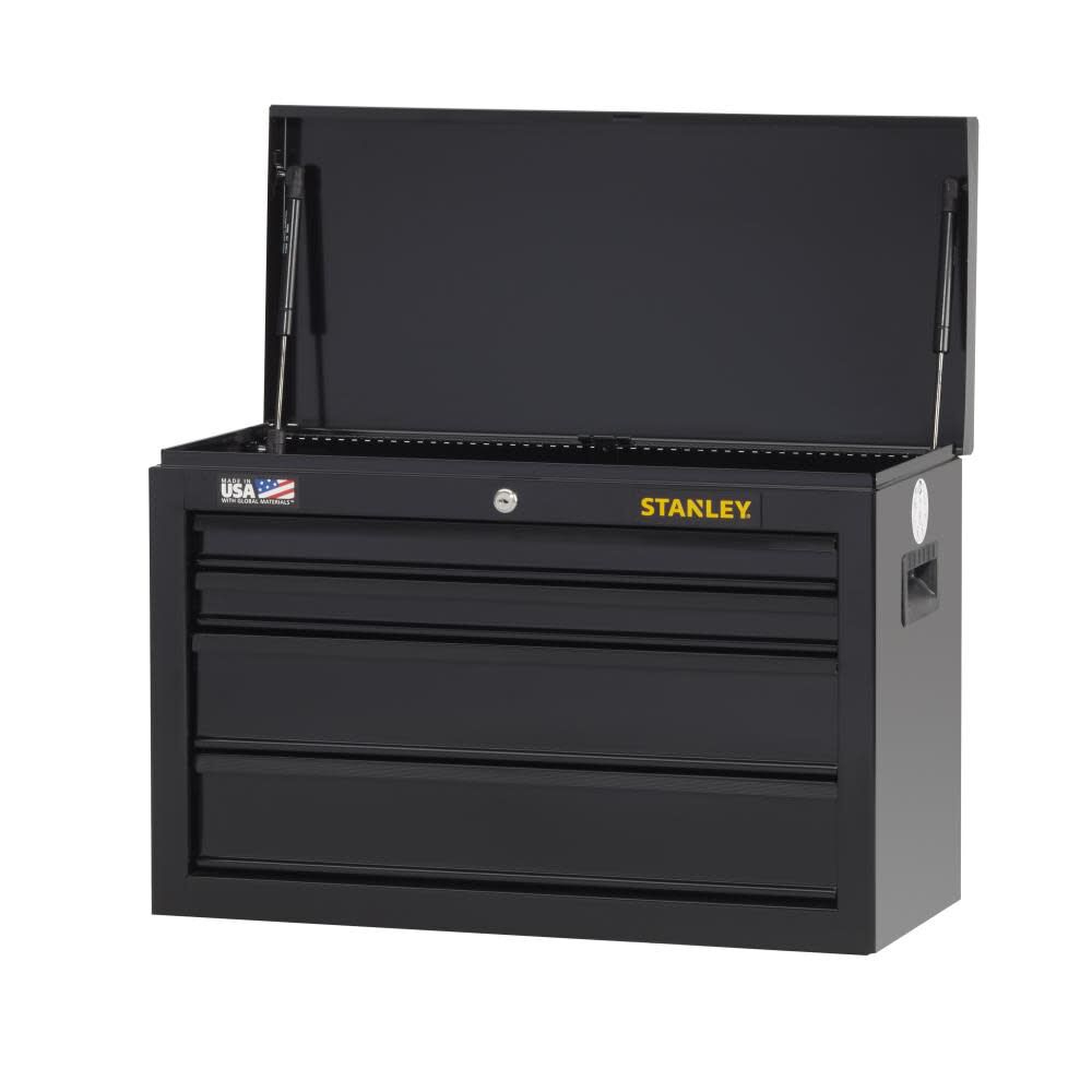 Stanley 26 in. W 100 Series 4-Drawer Tool Chest STST22643BK from ...