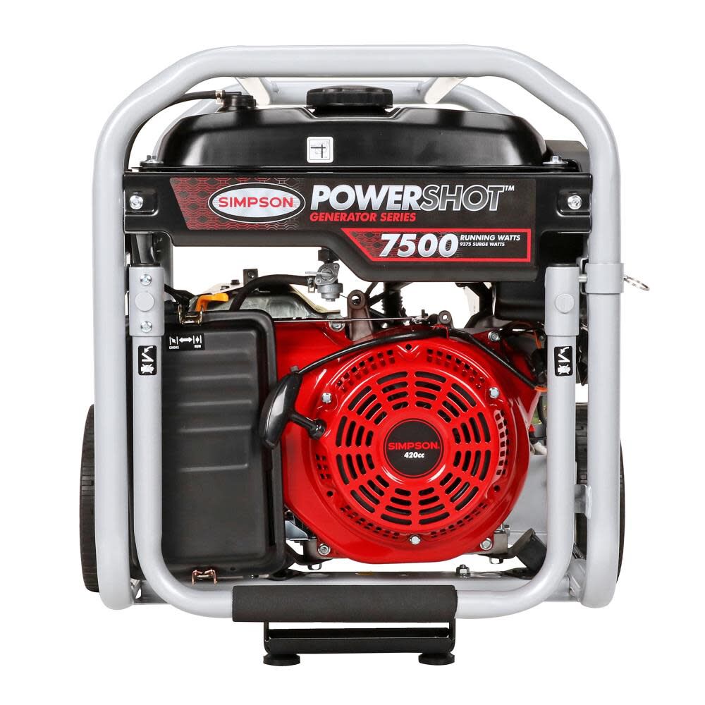 Simpson PowerShot Generator Portable 7500with 9375W SPG7593E - Acme Tools