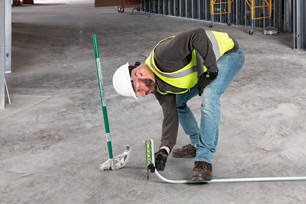 Greenlee Dual-Shoe Hand Bender with Handle, 1/2 inch EMT, Rigid, and ...