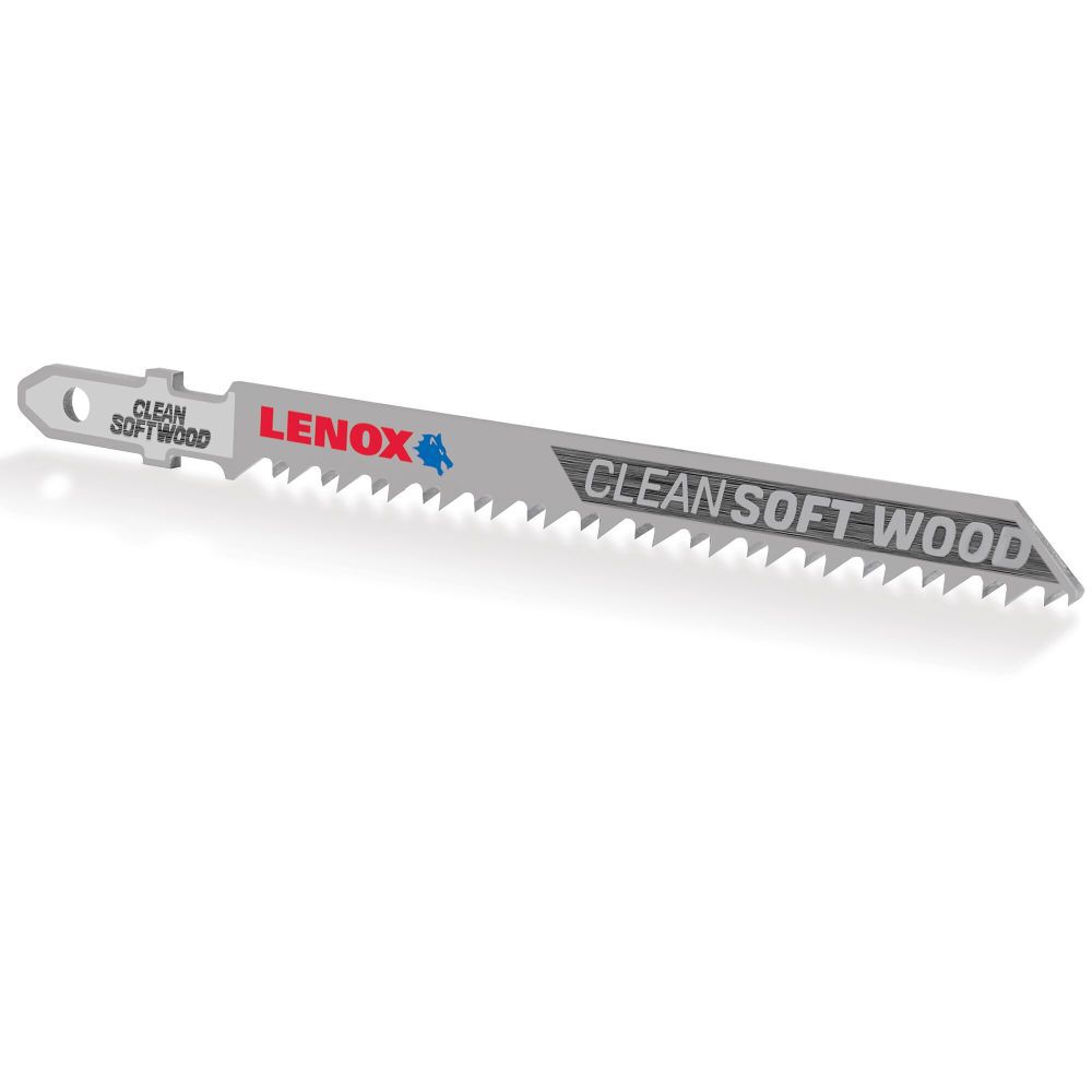 Lenox T-Shank Clean Wood Cutting Jig Saw Blade, 4 in X 5/16 in 10 TPI ...