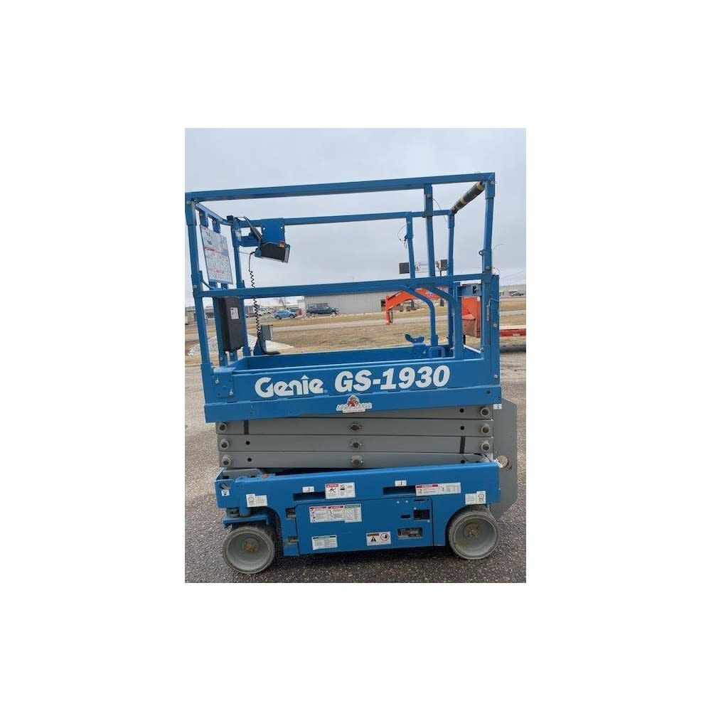 Genie GS-1930 19ft 2WD Electric Slab Scissor Lift - Used 2022 GS-1930 ...