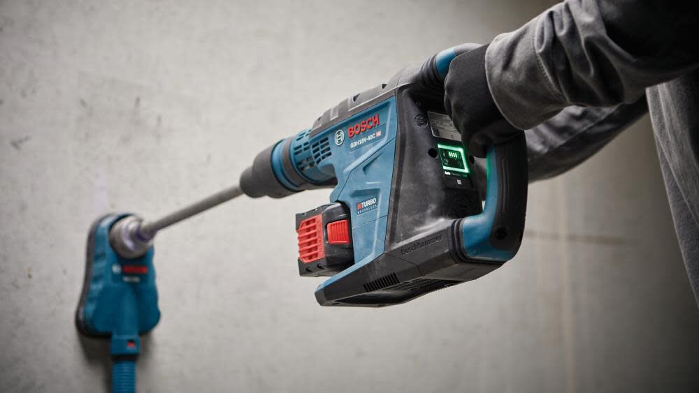 Bosch PROFACTOR 18V Hitman 1 5/8in Rotary Hammer Connected Ready SDS max (Bare Tool) GBH18V-40CN ...