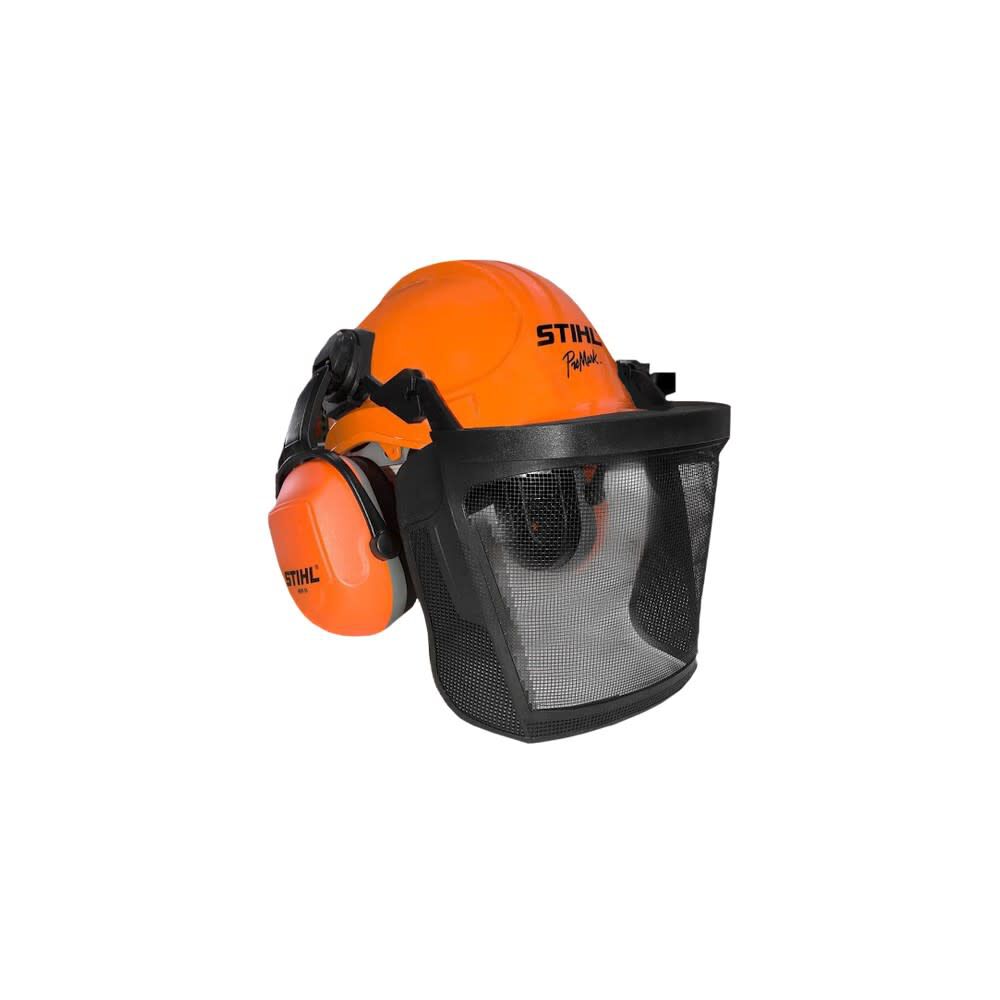 Stihl Pro Mark Orange Helmet System 7010 871 0199 - Acme Tools