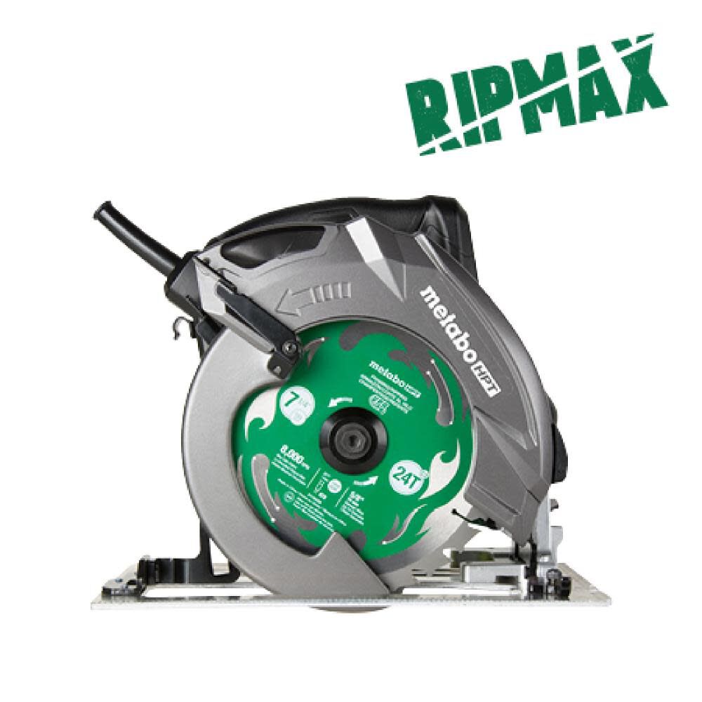 Metabo HPT 7-1/4 In. Pro Grade Circular Saw 15 Amp 6800 RPM Rip Max ...