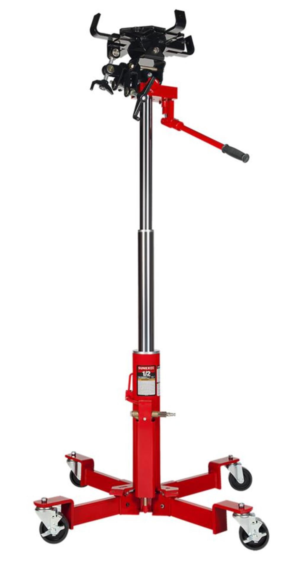 Sunex 1000 Lb. 1/2 Ton Air/Hydraulic Telescopic Transmission Jack 7796 ...