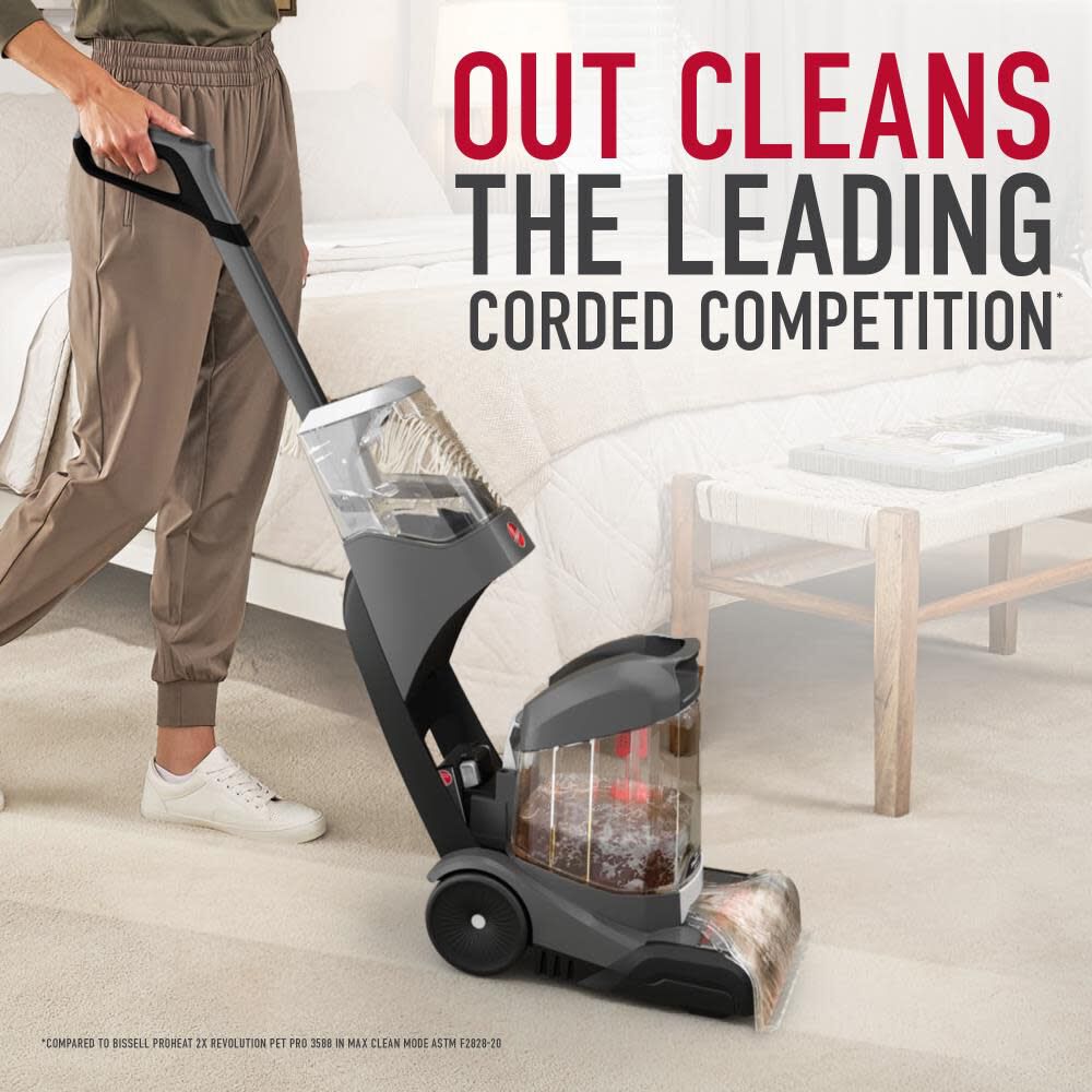 Hoover Residential Vacuum ONEPWR SmartWash Cordless Carpet Cleaner ...