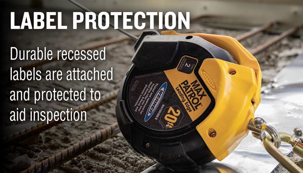 Werner 30' Max Patrol Self-Retracting Lifeline Leading Edge R410030LE ...