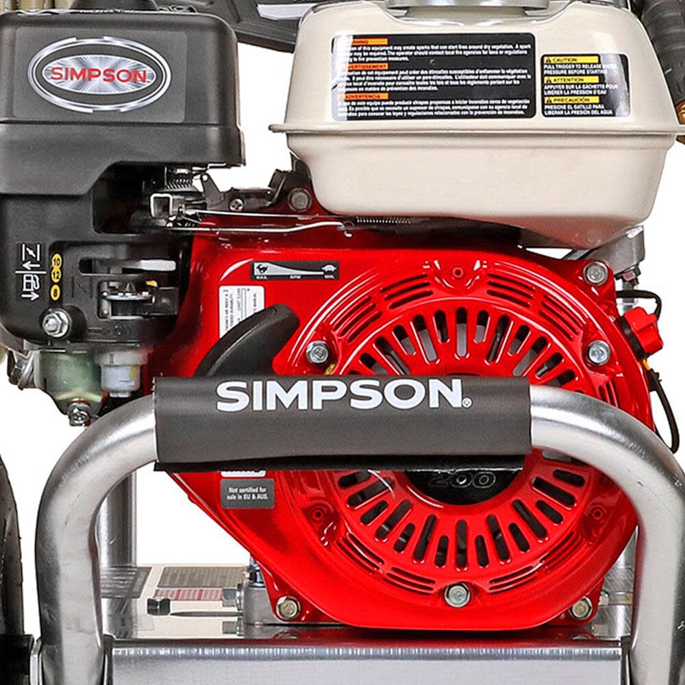 Simpson Professional Pressure Washer Cold Water Gas GX200 with AAA ...
