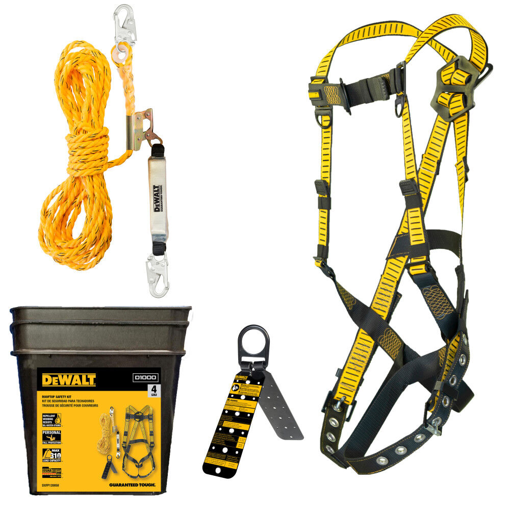 DEWALT Fall Protection Rooftop Safety Kit DXFP120050 - Acme Tools