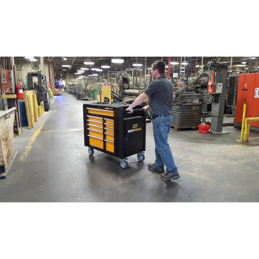 GEARWRENCH 42in INDUSTRIAL MOBILE WORK STATION WITH 11 DRAWERS 83169 ...