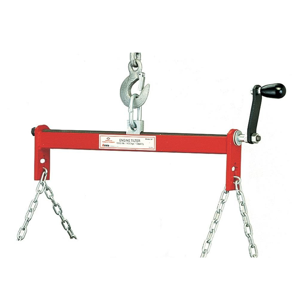 American Forge Steel Engine Tilter Accessory for Engine Crane 1 Ton 582 ...