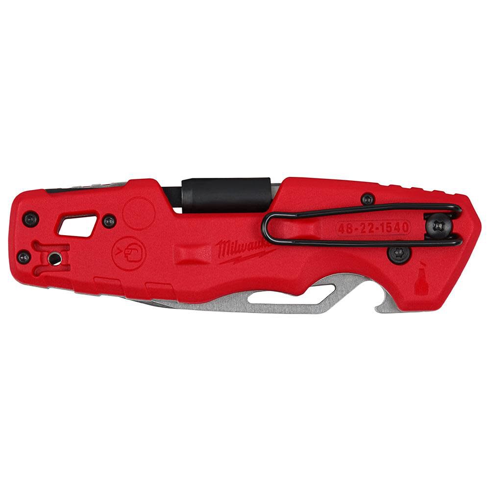 Milwaukee FASTBACK 5in1 Folding Knife 48-22-1540 - Acme Tools