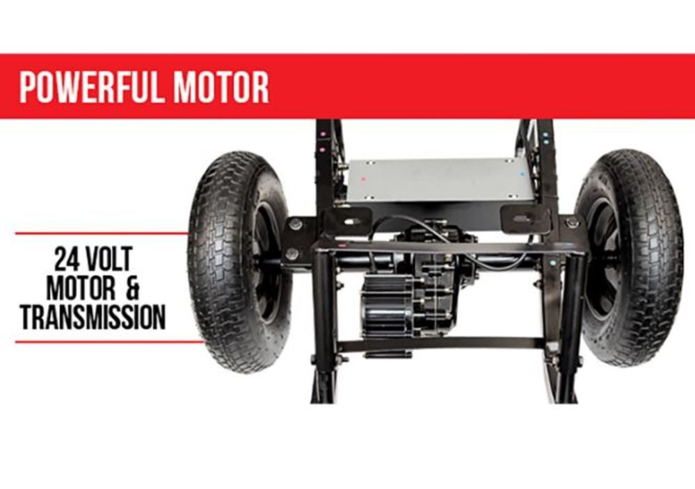 Chore Warrior Deckbarrow Electric Battery Powered Platform Cart 44324 ...