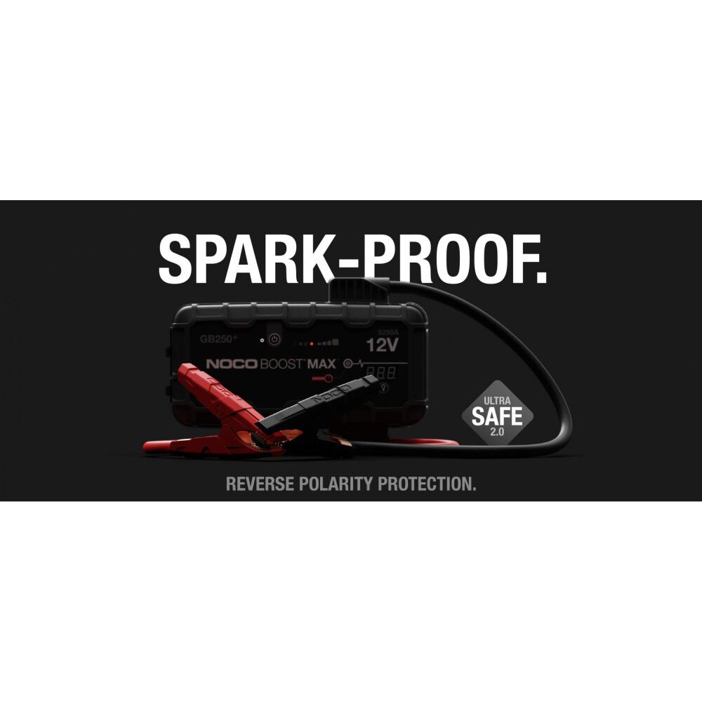 Noco 12V Jump Starter 5250A Boost Max Portable Ultrasafe Lithium GB250 ...