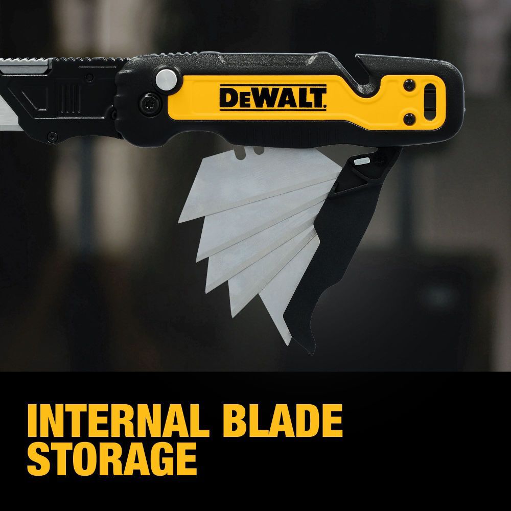 DEWALT Push & Flip Folding Utility Knife with Storage DWHT10992 - Acme ...