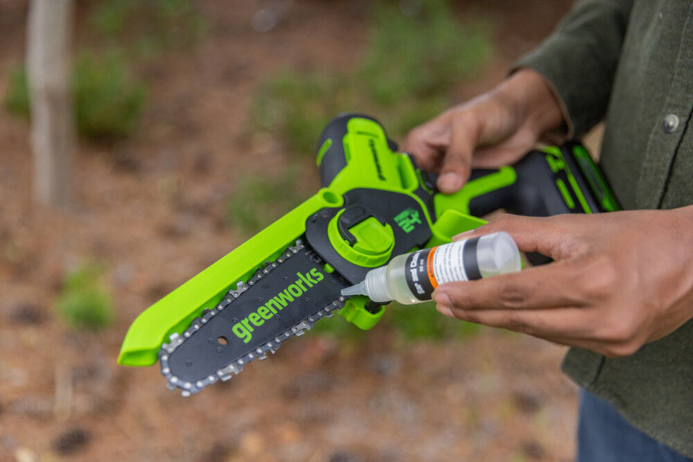 Greenworks 24V 6in Pruner Saw with 2Ah Battery & Charger Kit 2010202 ...
