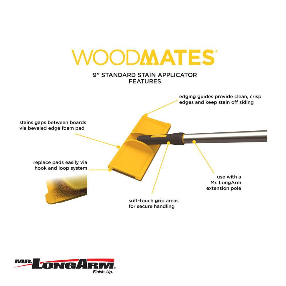 Mr Longarm 9-in Exterior Stain Applicator 0330 from Mr Longarm - Acme Tools