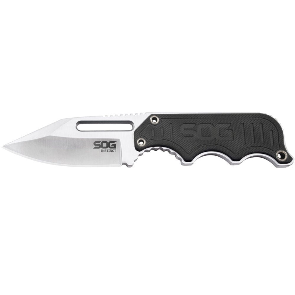 SOG Instinct Knife Small Fixed 2.3in Blade Black SOG-NB1012-CP from SOG ...