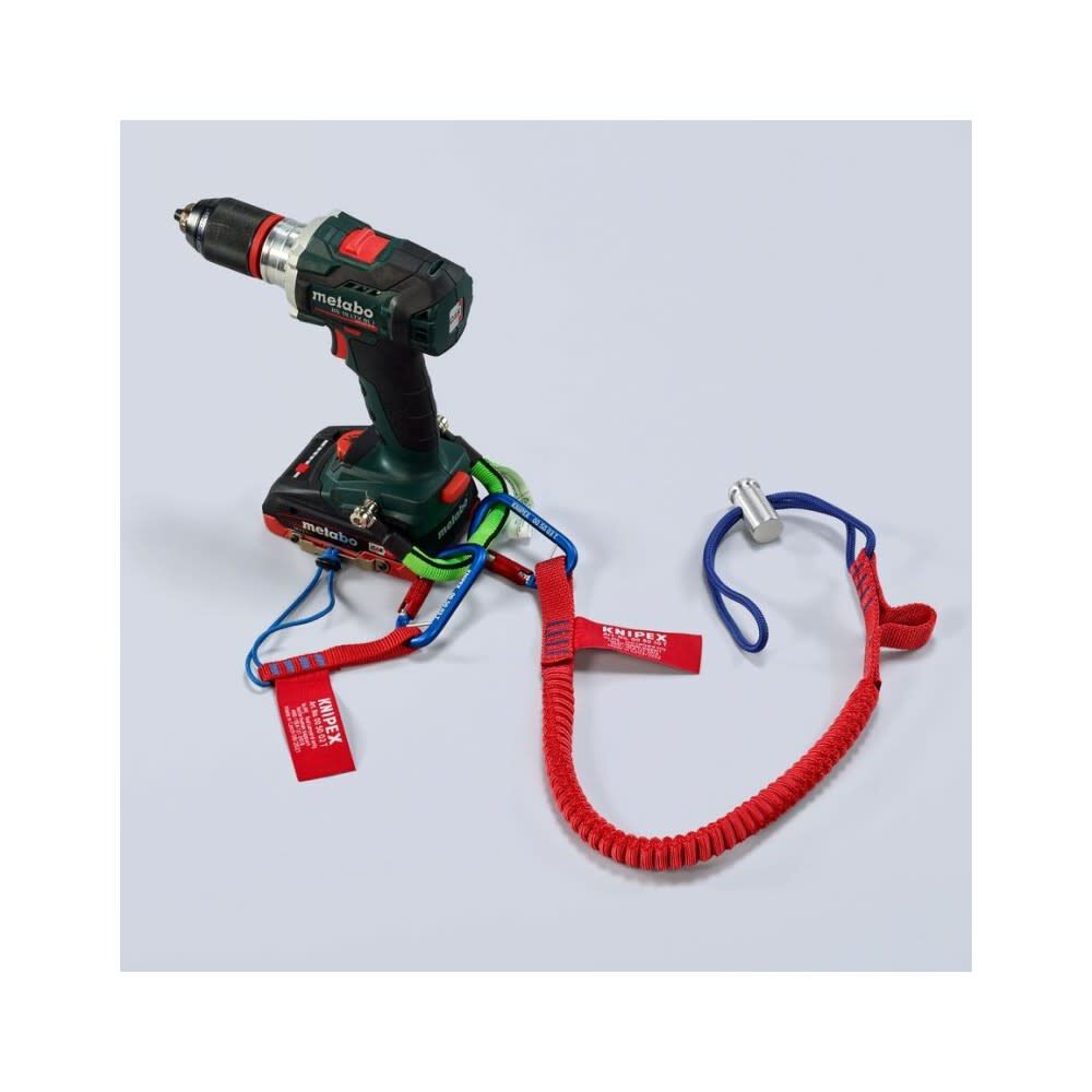 Knipex 38 in Red Tool Tethering Lanyard with Eye Carabiner 00 50 12 T ...