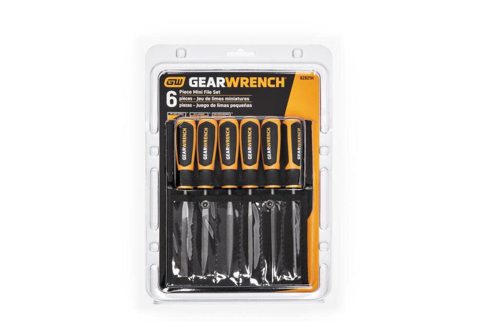 GEARWRENCH 4inch Mini File Set 6pc 82821H - Acme Tools