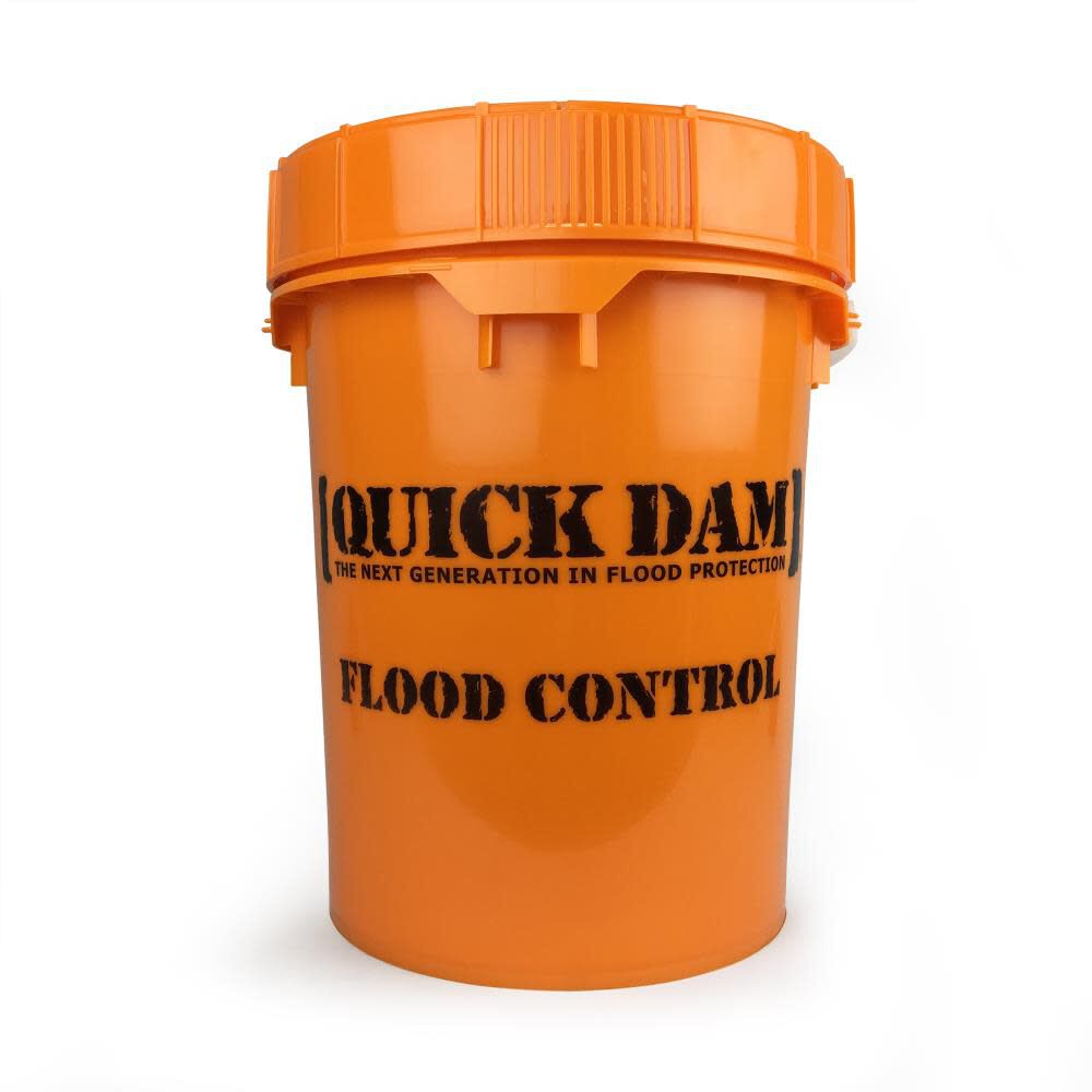 Quick Dam Grab and Go Flood Kit Includes 10- 5ft Flood Barriers in ...