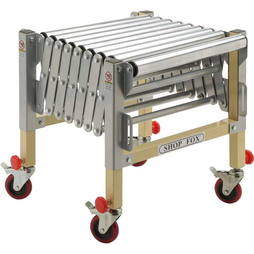 Shop Fox Adjustable Roller Table W1732 - Acme Tools
