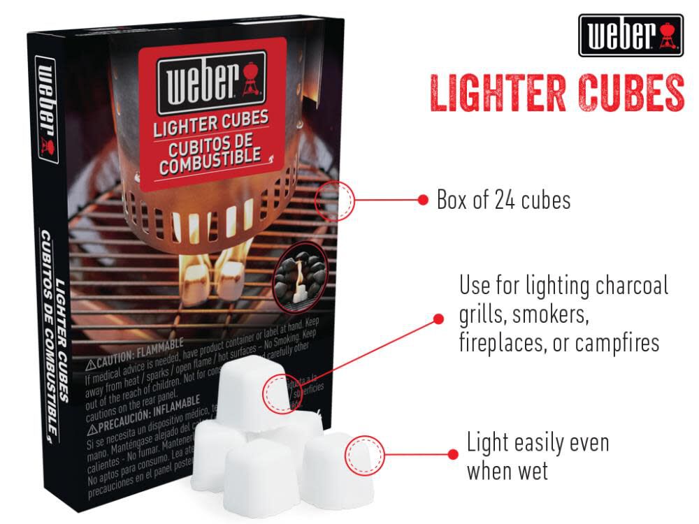 Weber Lighter Cubes (24-Pack) 7417 - Acme Tools