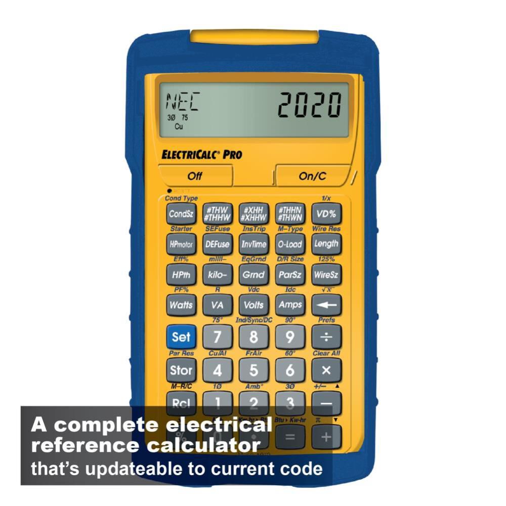Calculated Industries ElectriCalc Pro Electrical Code Calculator 5070 ...
