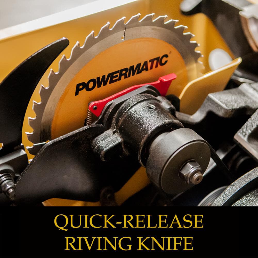 Powermatic PM2000T Table Saw 5HP 1PH 230V 50 RIP WB ARMORGLIDE ...