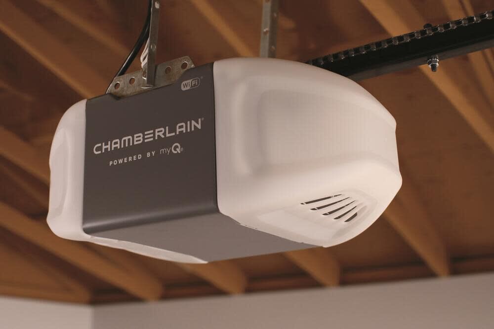 Chamberlain 1/2 HP Wi Fi Durable Chain Drive Garage Door Opener C2405 ...