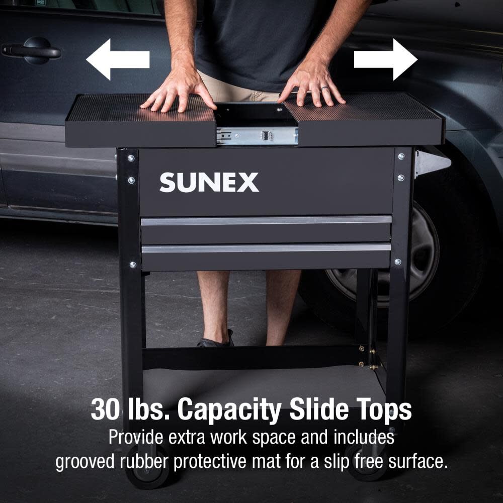 Sunex Compact Slide Top Utility Cart 8035 from Sunex - Acme Tools