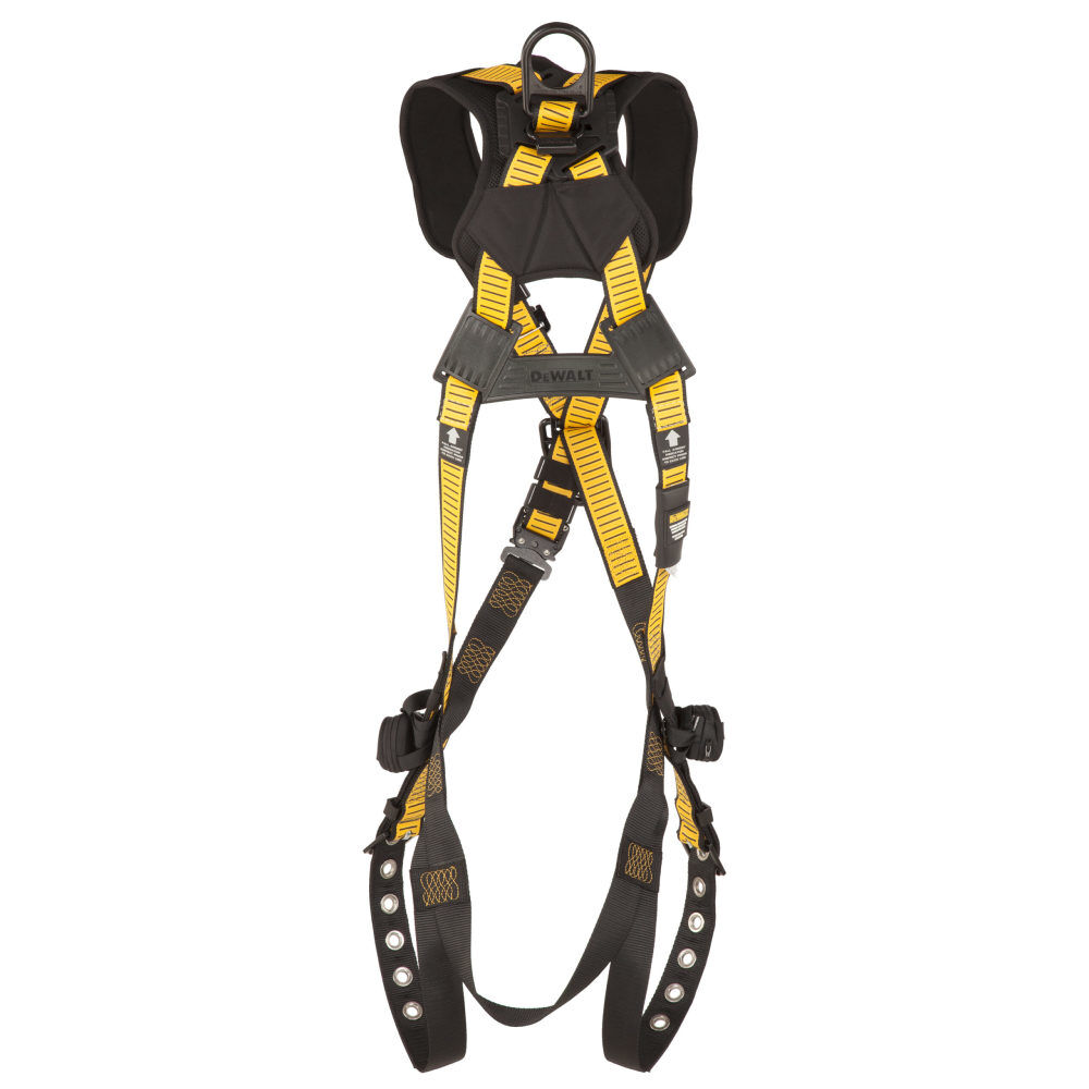 DEWALT D3000 Series S-M TB Leg QC Chest Crossover Full Body Harness ...
