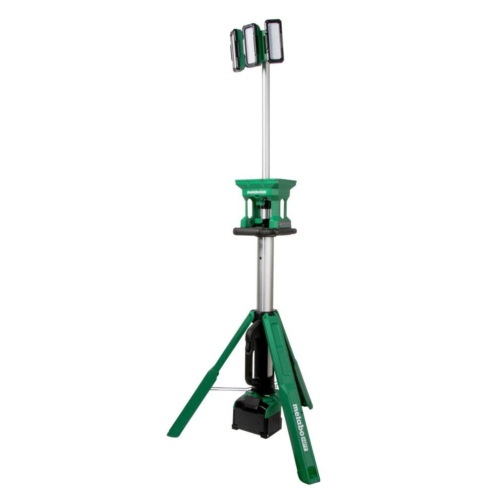 Metabo HPT 18V MultiVolt Cordless 4000 Lumen LED Tripod Site Light ...