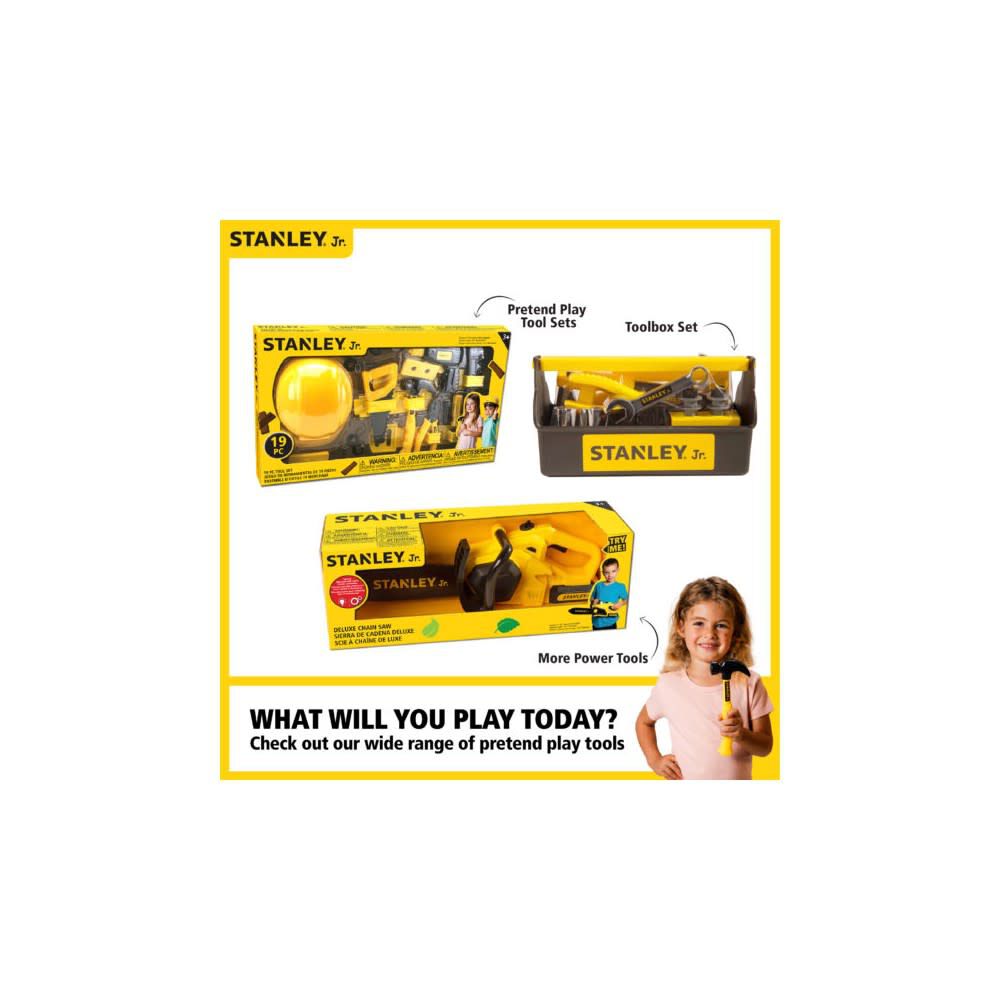 Stanley Jr Plastic Kids Pretend Role-Play Tool Set 25pc RP013-SY from ...