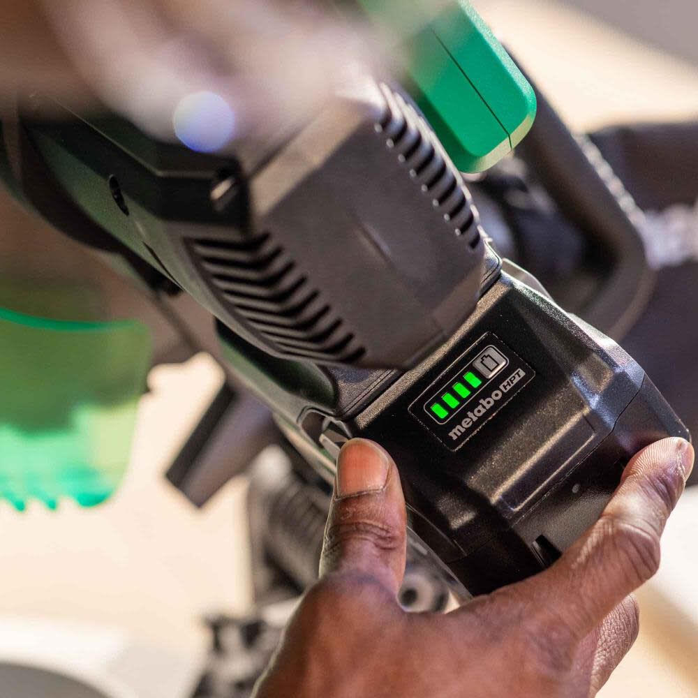 Metabo HPT 18V MultiVolt Cordless 10 Inch Single Bevel Miter Saw Kit ...