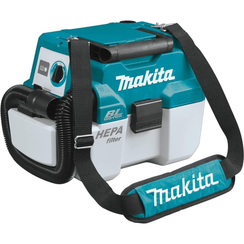 Makita 18V LXT 2 Gallon HEPA Portable Wet/Dry Dust Extractor/Vacuum Kit ...