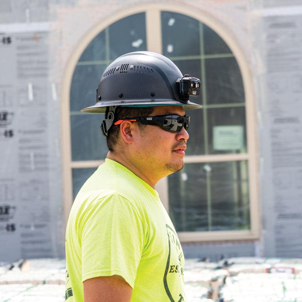 Klein Tools Carbon Fiber Full Brim Hard Hat with Headlamp 60514 - Acme ...