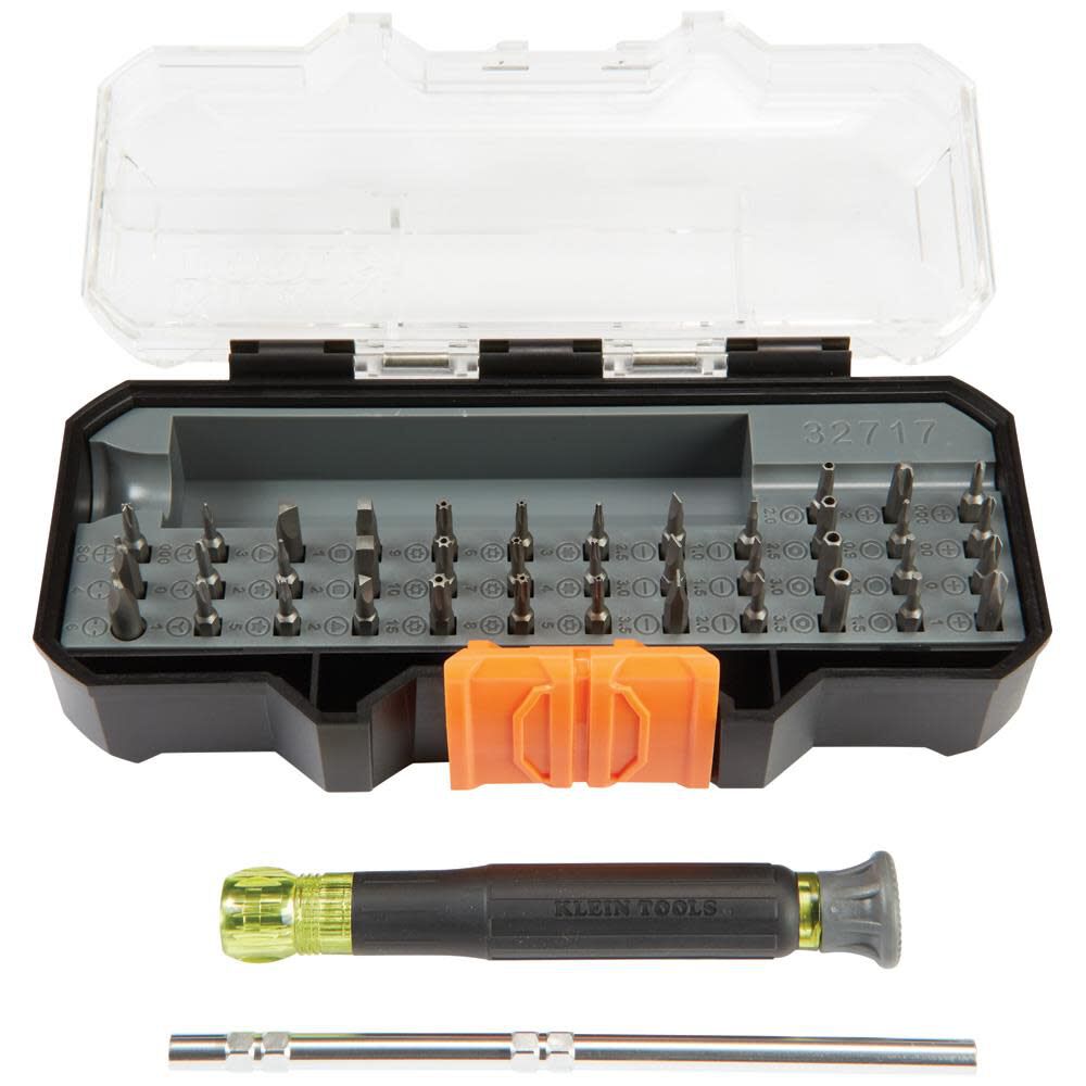 Klein Tools All-in-1 Precision Screwdriver Set with Compact Carrying ...