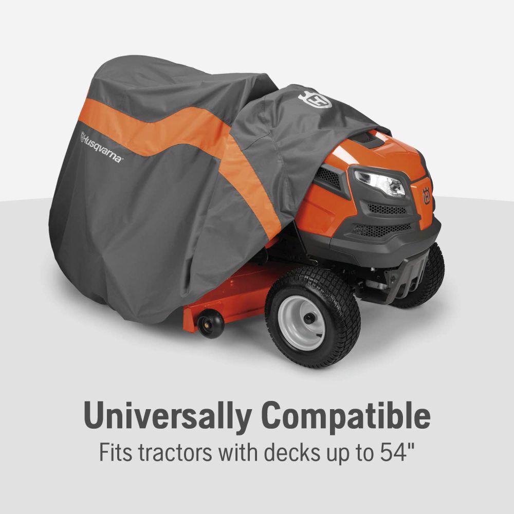 Husqvarna Tractor Cover for up to 54 in Deck Side Discharge Tractor 588 ...