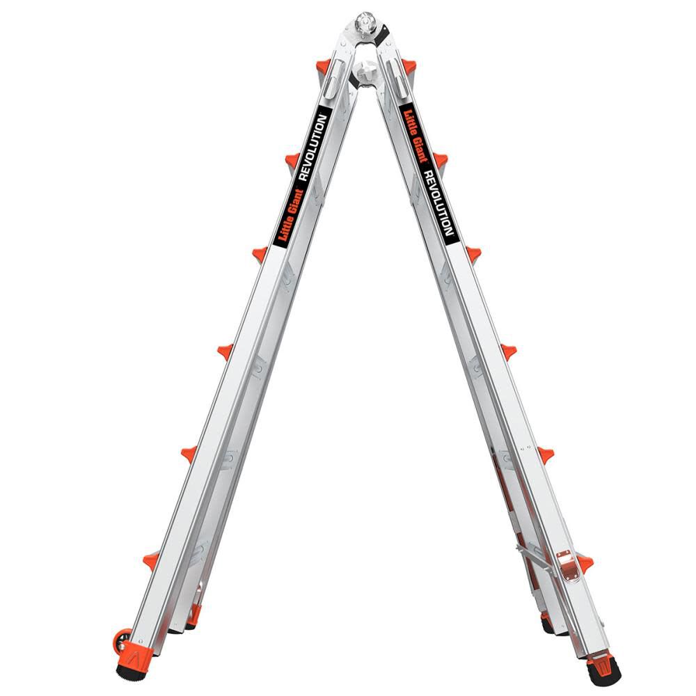 Little Giant Safety Revolution M26 Aluminum Type-1A Telescoping Multi ...
