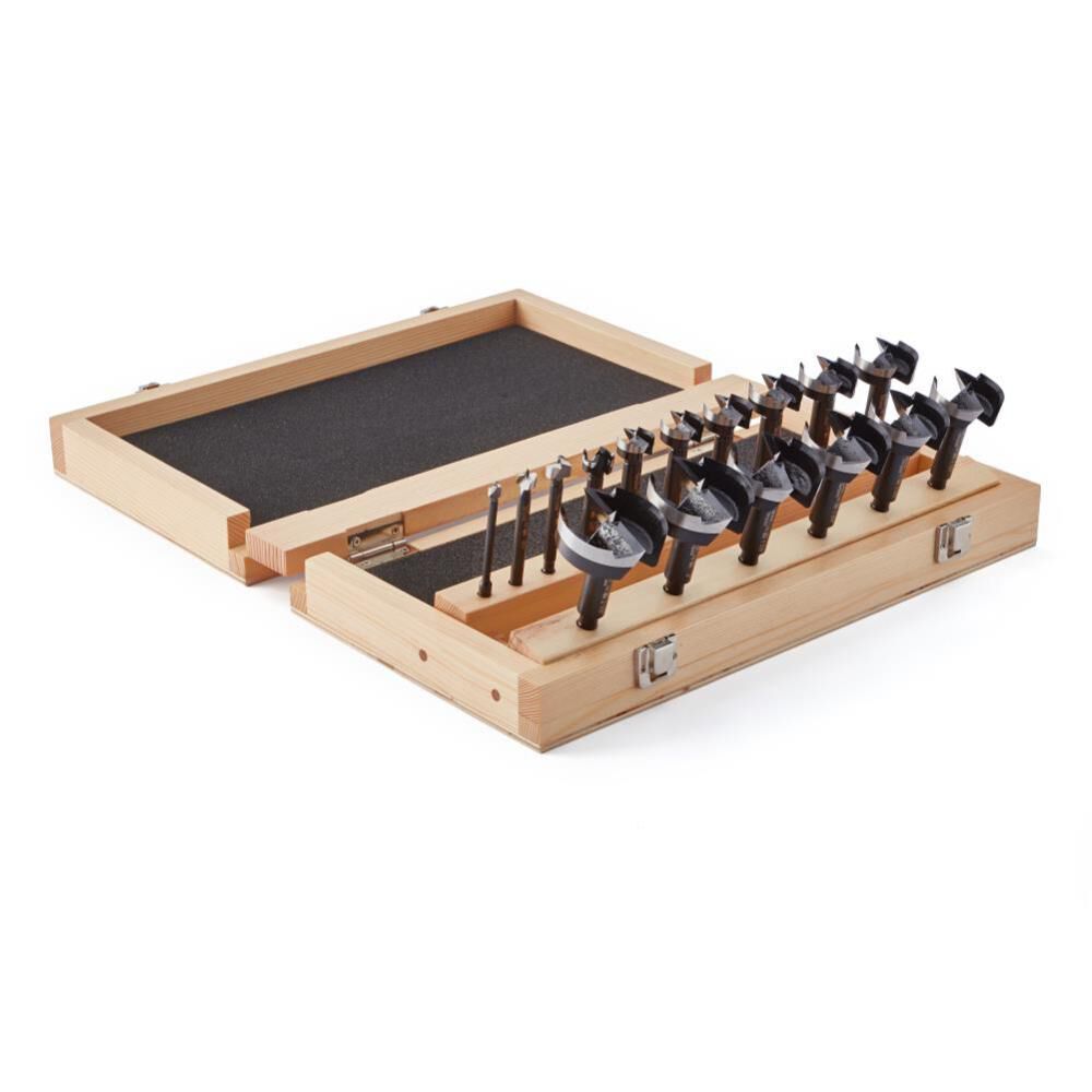 Bora Portamate Tempest Forstner Bit Set with Wood Box 16pc BFB-009881 ...