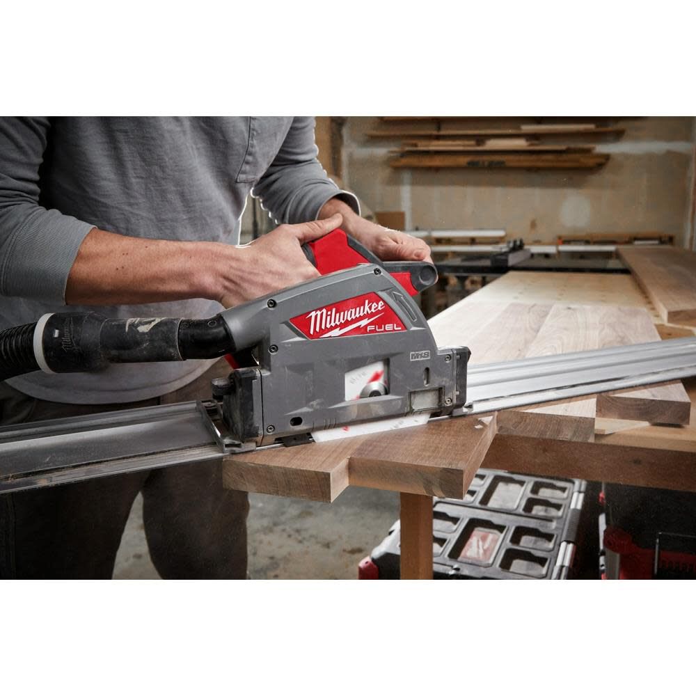 Milwaukee Track Saw 55inch Guide Rail 2pk with Rail Connector Bundle 48 ...